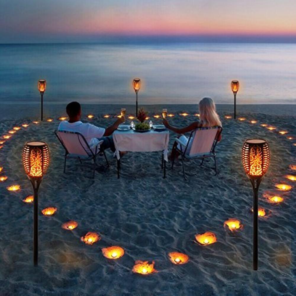 Solar Flame LED Lights – Vivid Basket